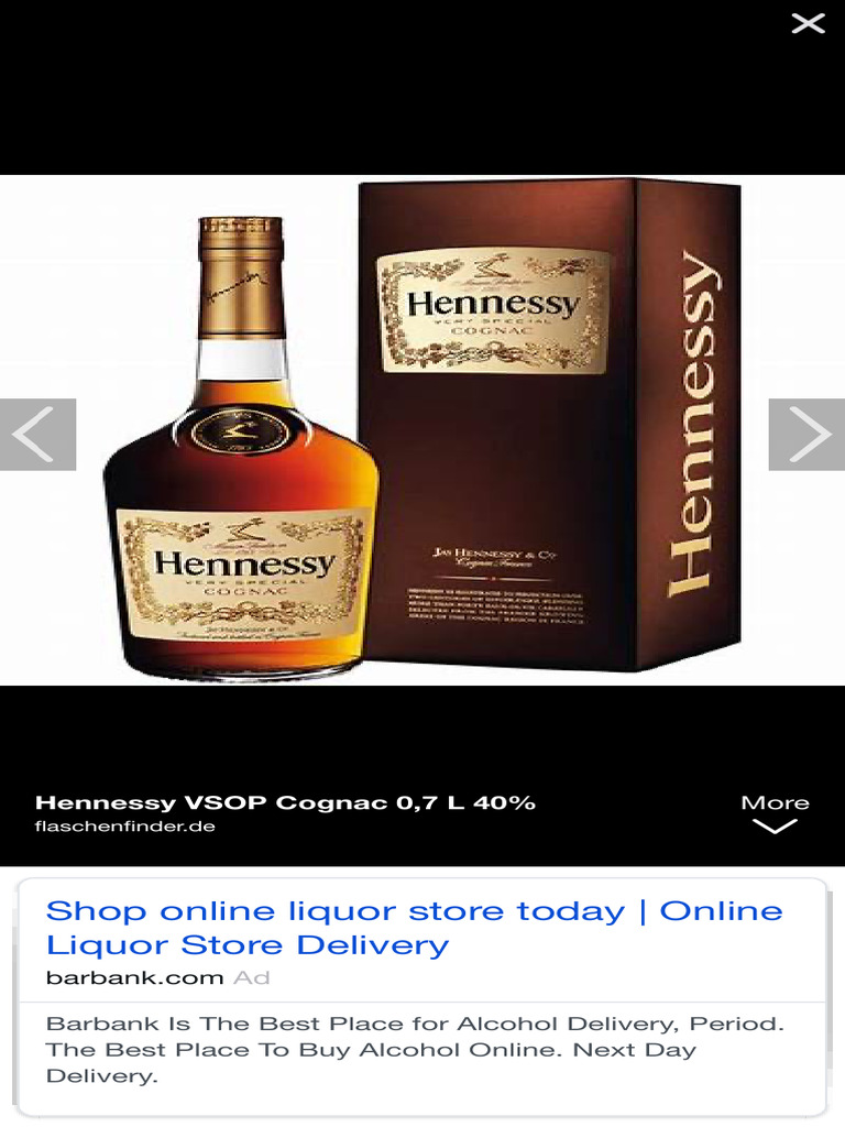 Hennessy VSOP Cognac 0,7 L 40 | PDF