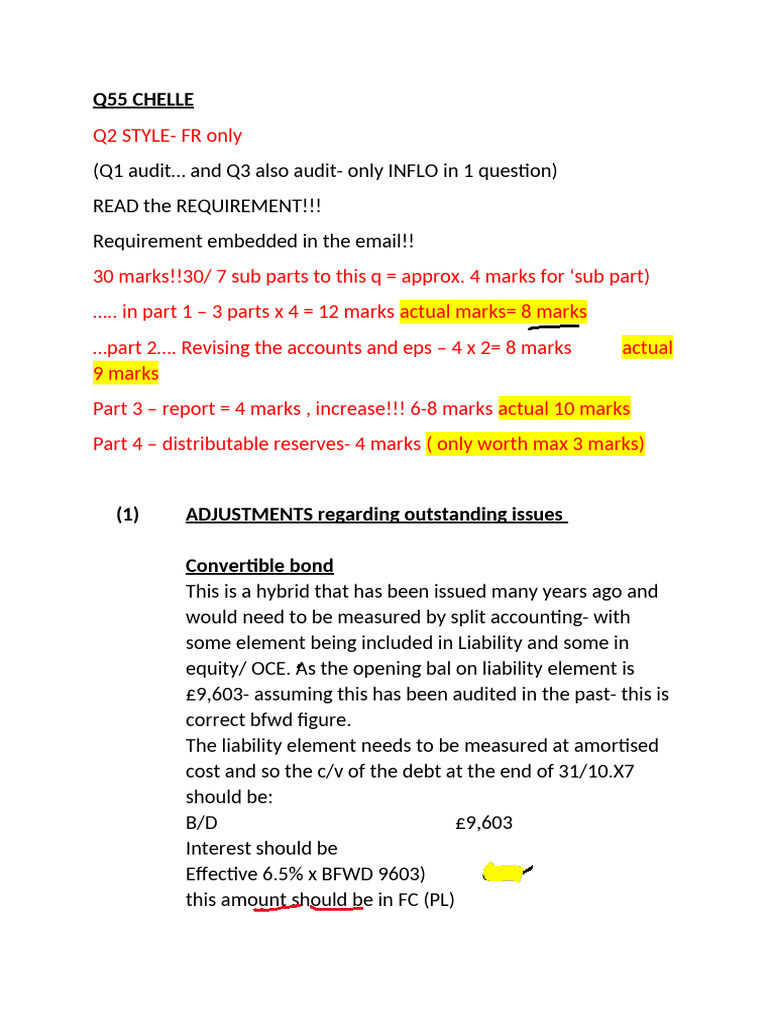 Q55+CHELLE Jodies+workings+and+set+up+for+question | PDF | Dividend | Taxes