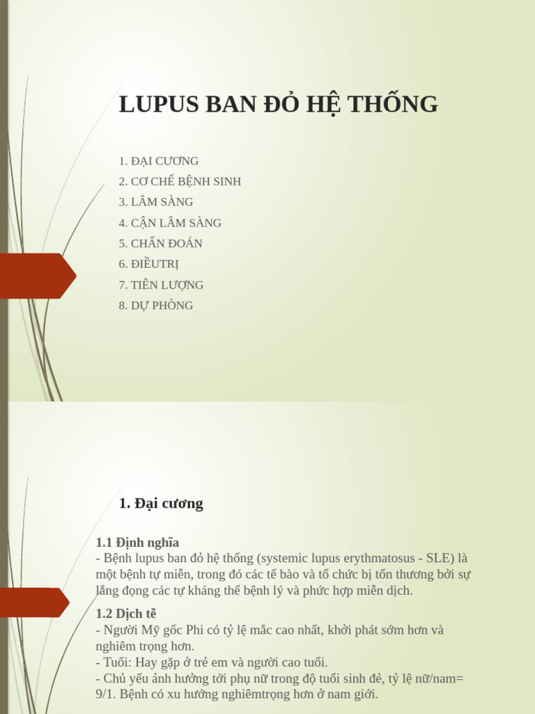 lupus ban đỏ hệ thống. | PDF