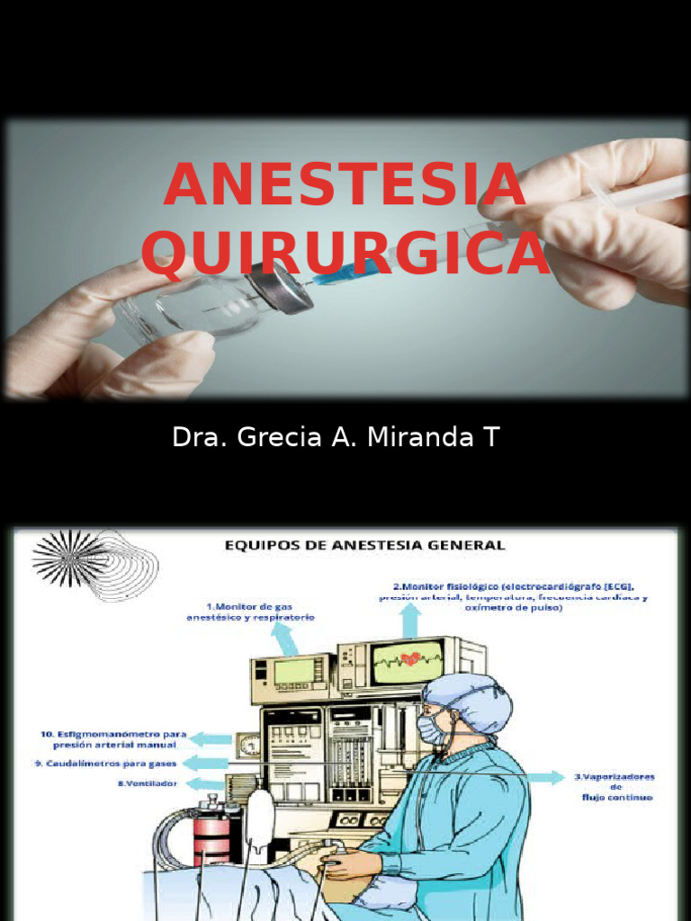 2 Anestesia Quirurgica | PDF | Anestesia | Tratamientos médicos