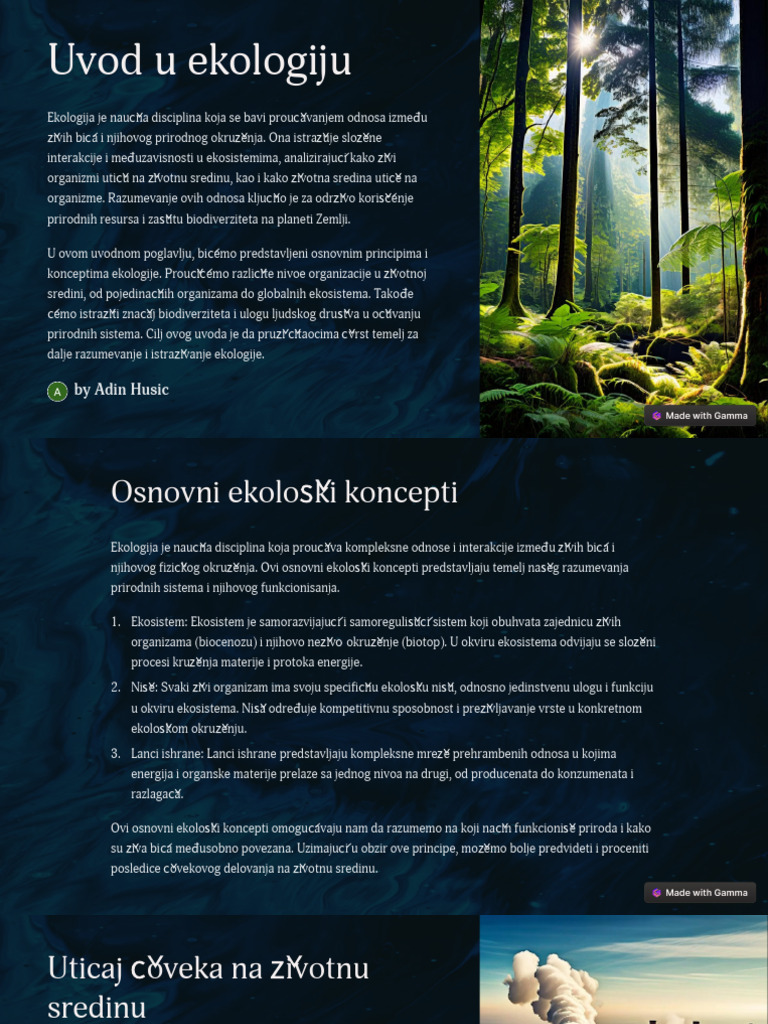 Ekologija | PDF