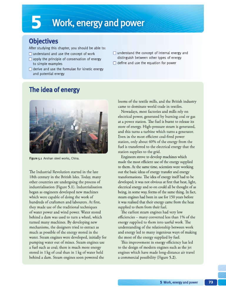 Work Energy and Power Notes | PDF