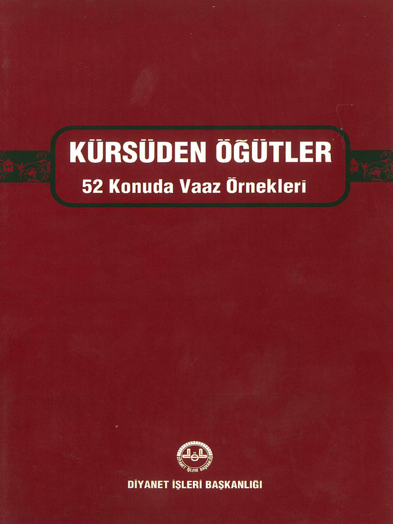 Kürsüden Öğütler 52 Vaaz | PDF
