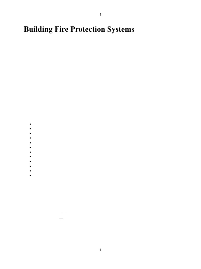 4 Building Fire Protection Systems | PDF | Fire Safety | Wall