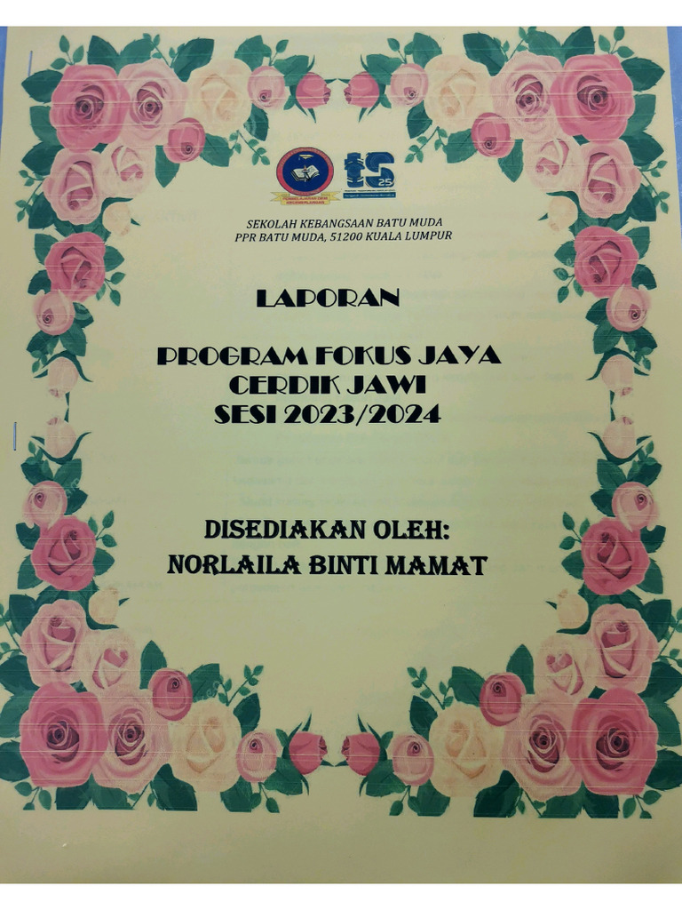 Laporan Program Fokus Jaya Cerdik Jawi 2023 | PDF