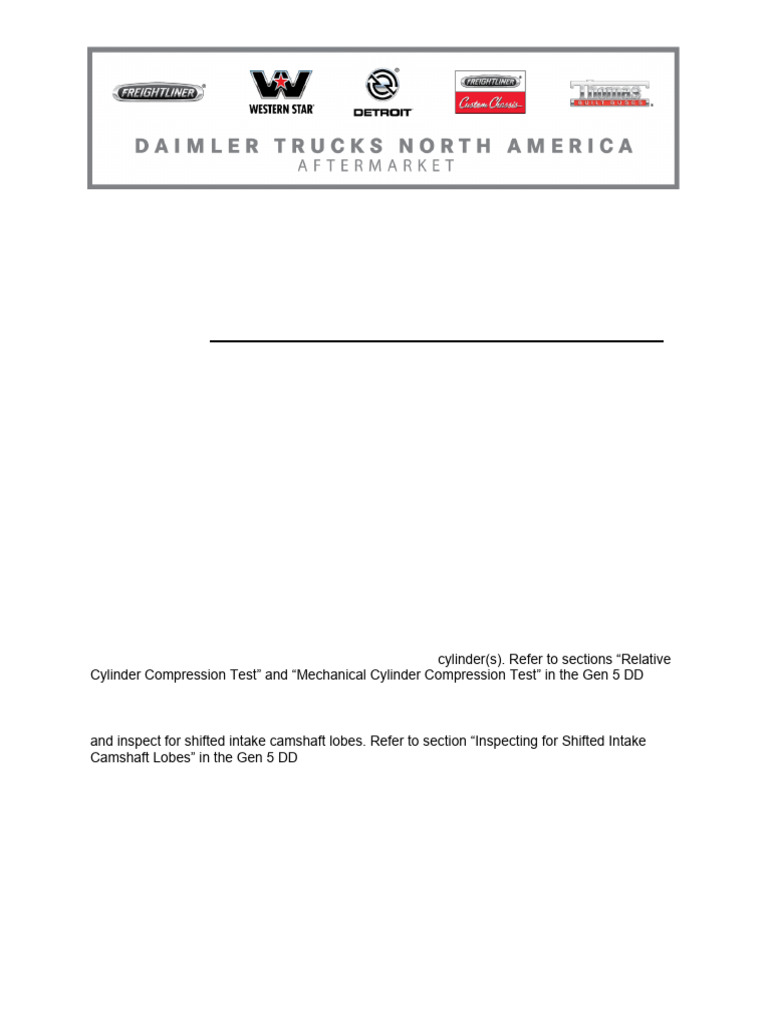 DD15 Engine Popping Issue Resolution | PDF