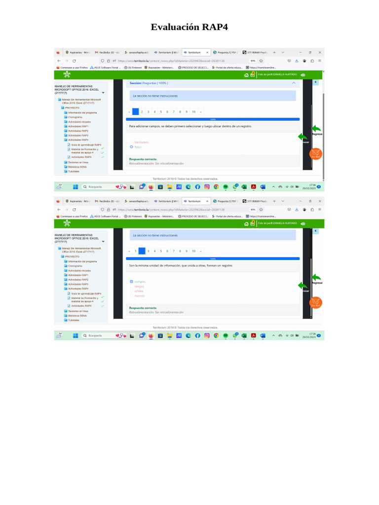 Evaluación RAP4 | PDF