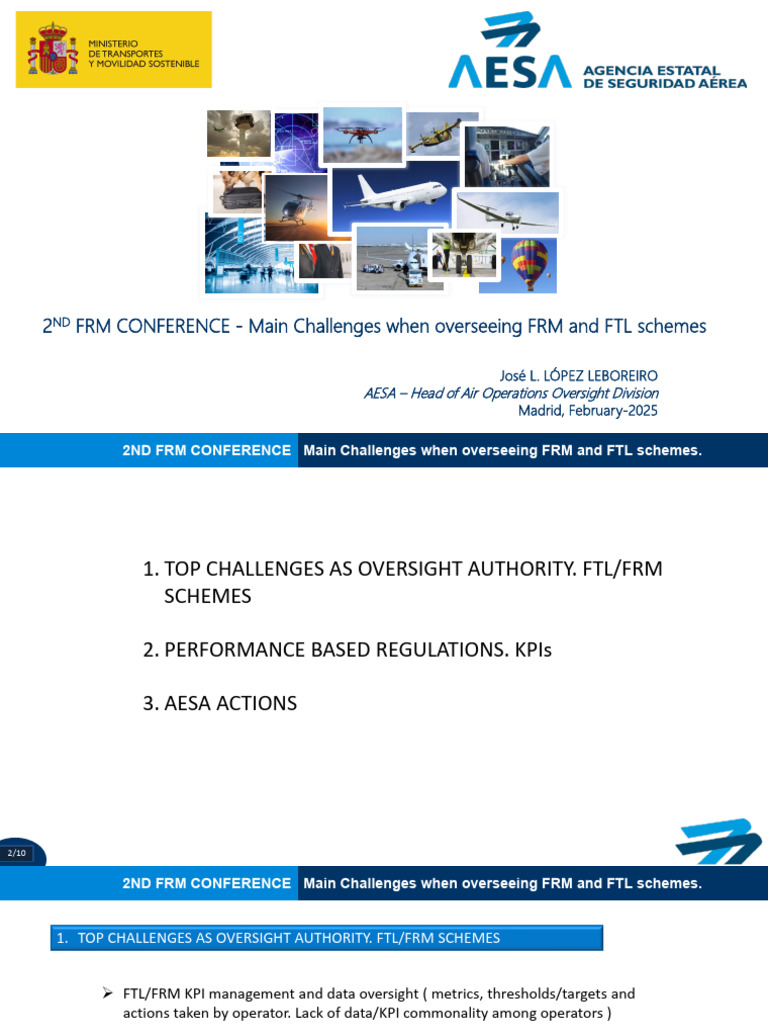 1.3 JLL Leboreiro - AESA. Oversight Challenges As NAA | PDF ...