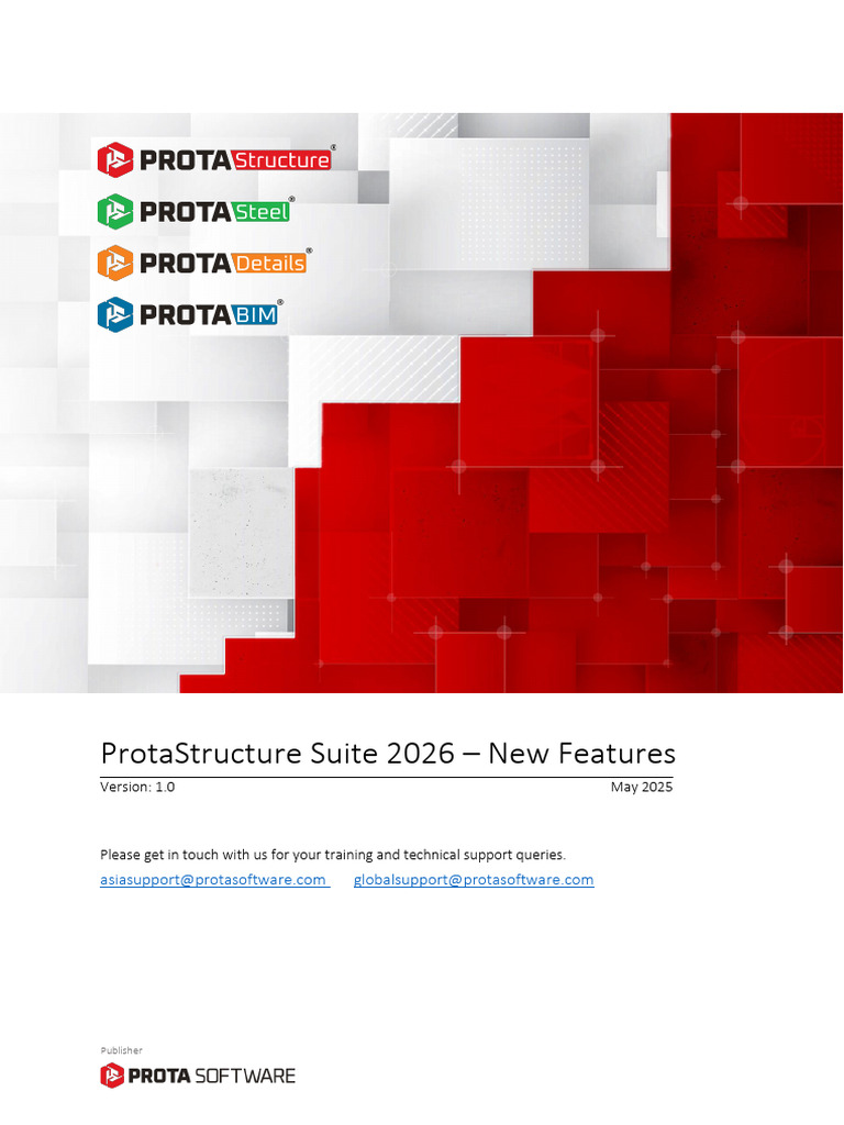 ProtaStructure Suite 2026 Whats New | PDF | Bending | Beam (Structure)