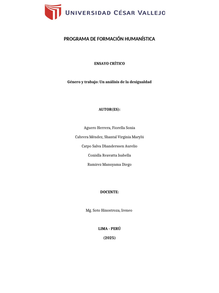 Introduccion_corregida_ensayo | PDF | Desigualdad social | Discriminación y relaciones raciales