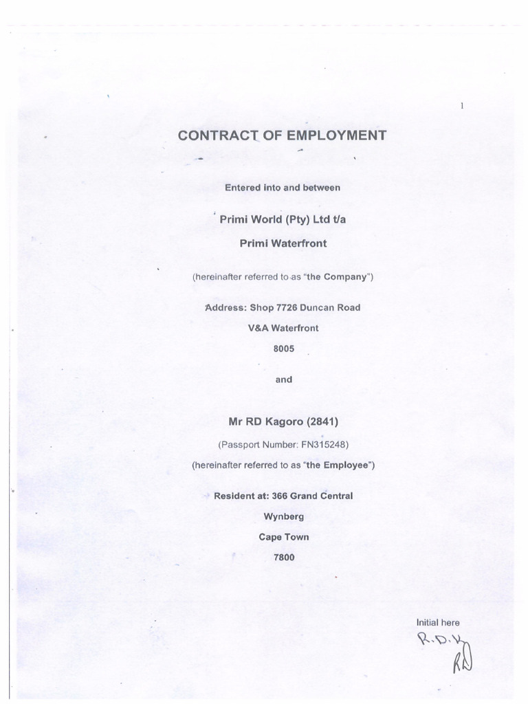 RD Kagoro (2841) | PDF