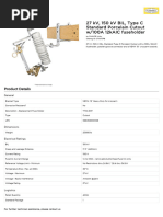 15kV & 27kV Cutouts Catalog | PDF | Insulator (Electricity) | Fuse ...