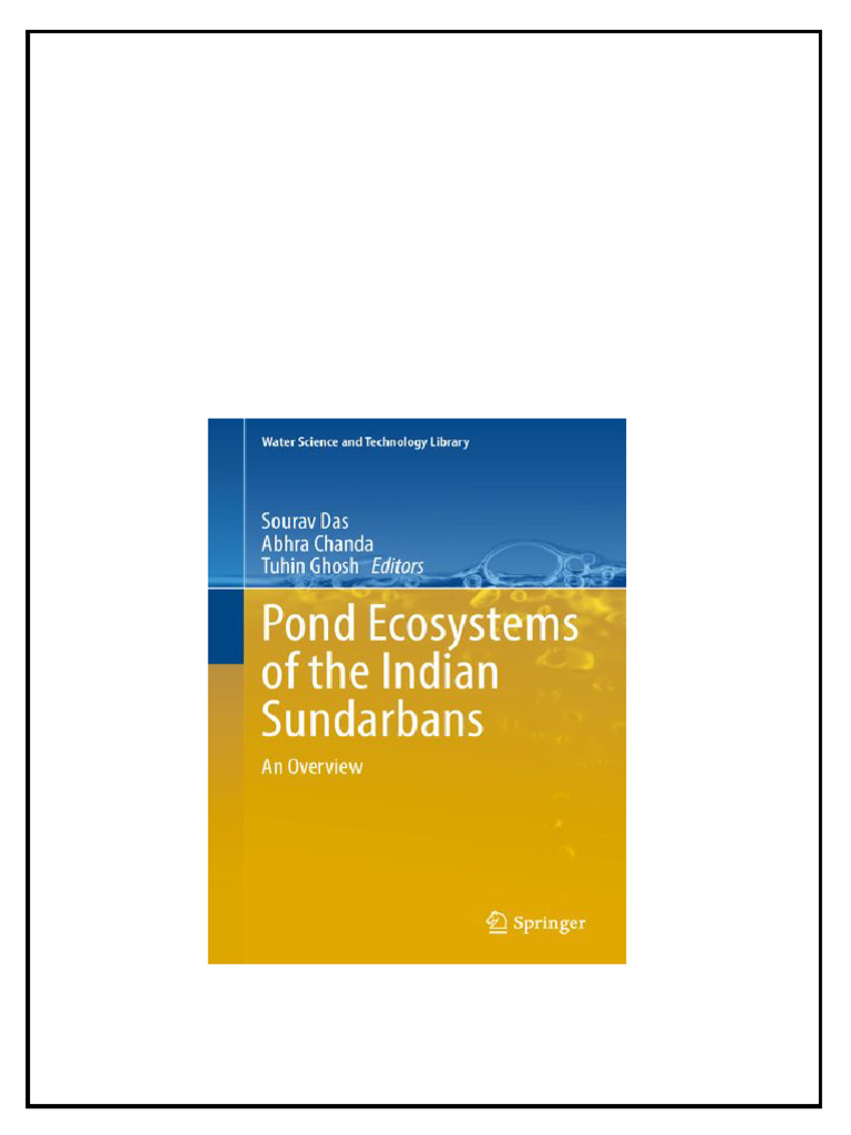 Pond Ecosystems of The Indian Sundarbans An Overview 1st Edition Sourav Das PDF Download | PDF ...