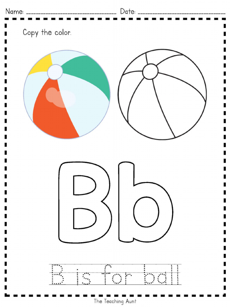 B Is For Ball | PDF
