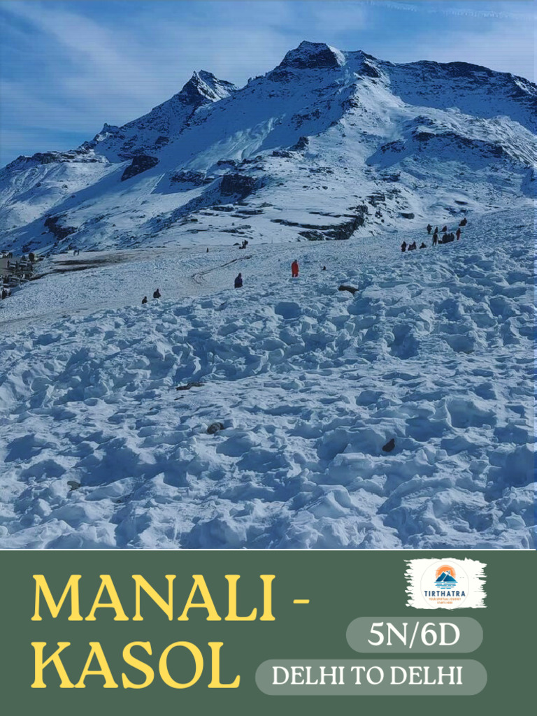 Manali X Kasol Itinerary | PDF