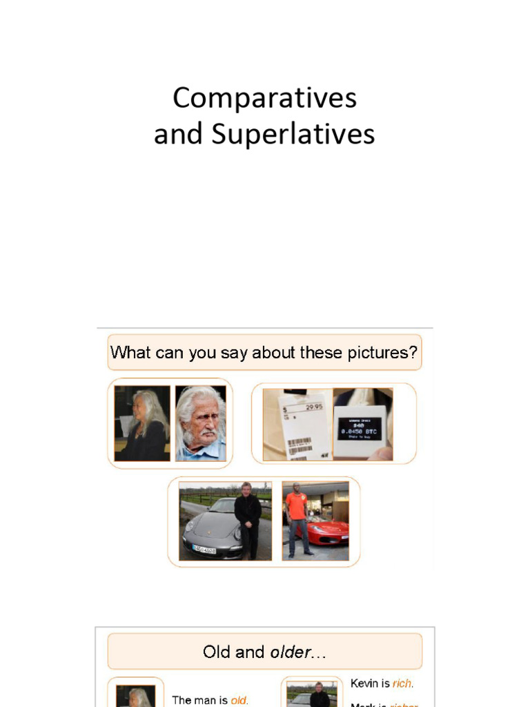 Comparatives and Superlatives | PDF