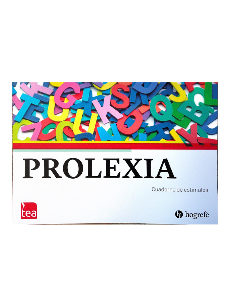 PROLEXIA Cuaderno de Estímulos | PDF