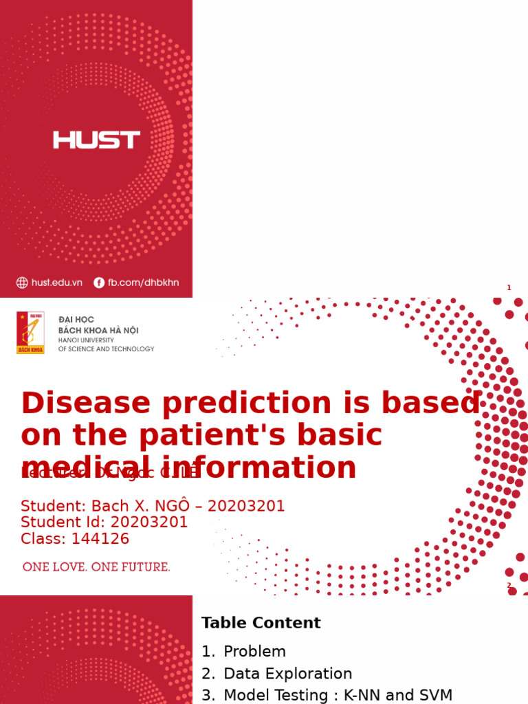 HUST PPT Template 2022 RED 16x9 567042-2 | PDF | Support Vector Machine ...
