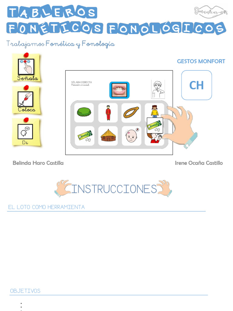 Tableros CH | PDF | Fonema | Fonética