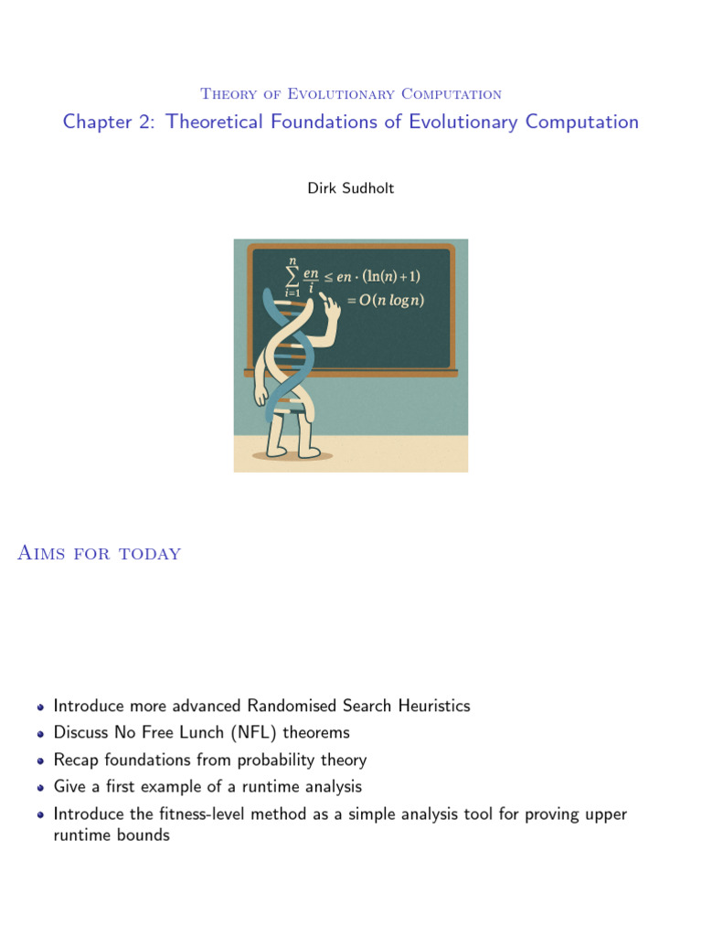 TEC-SS2025-02-foundations-annotations | PDF | Genetic Algorithm | Theoretical Computer Science
