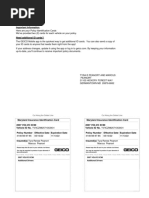 GEICO Insurance Identification Cards | PDF | Vehicle Insurance ...