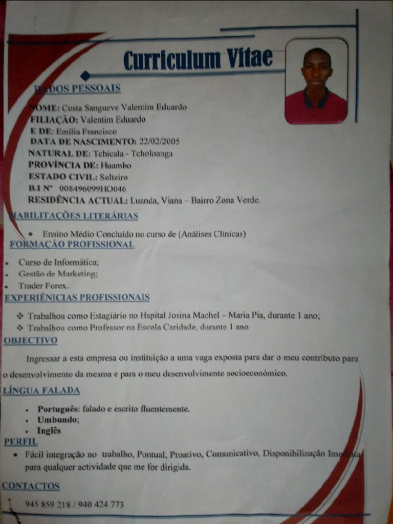 PDF - Phoenix - Curriculum Vitae Costa | PDF