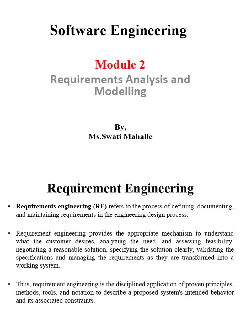 Module 2 SOFTWARE TCET AI&DS | PDF | Use Case | Class (Computer ...