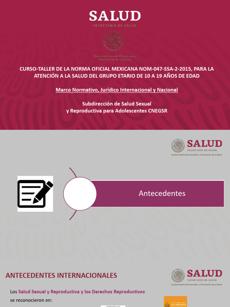 Marco Juridico y Generalidades de La NOM-047 | PDF | Derechos ...