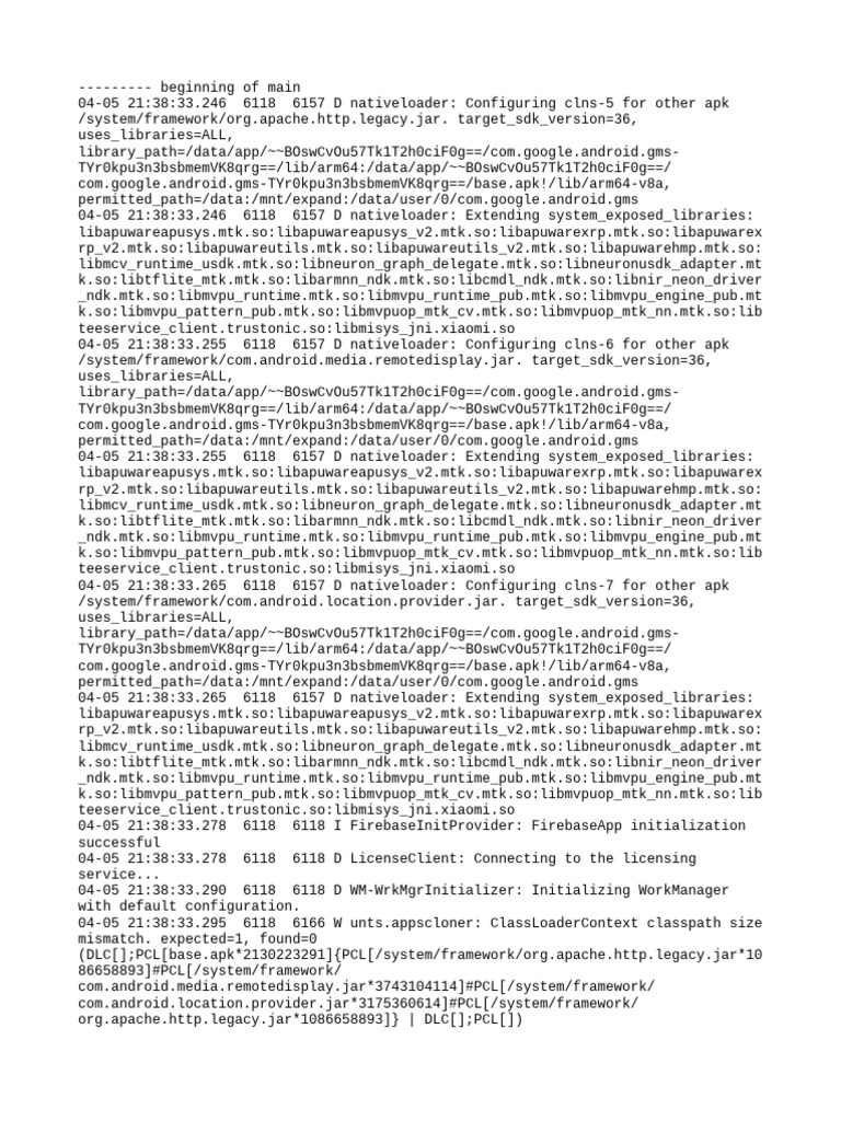 Com - Dual.space - Parallel.apps - Multiaccounts.appscloner Logcat | PDF | Java (Programming ...
