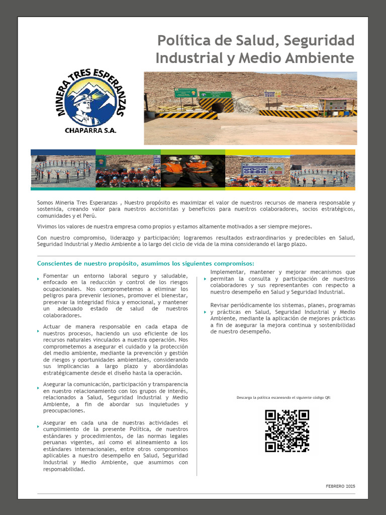 Politica Emtech 2025 . | PDF | Valores | Entorno natural