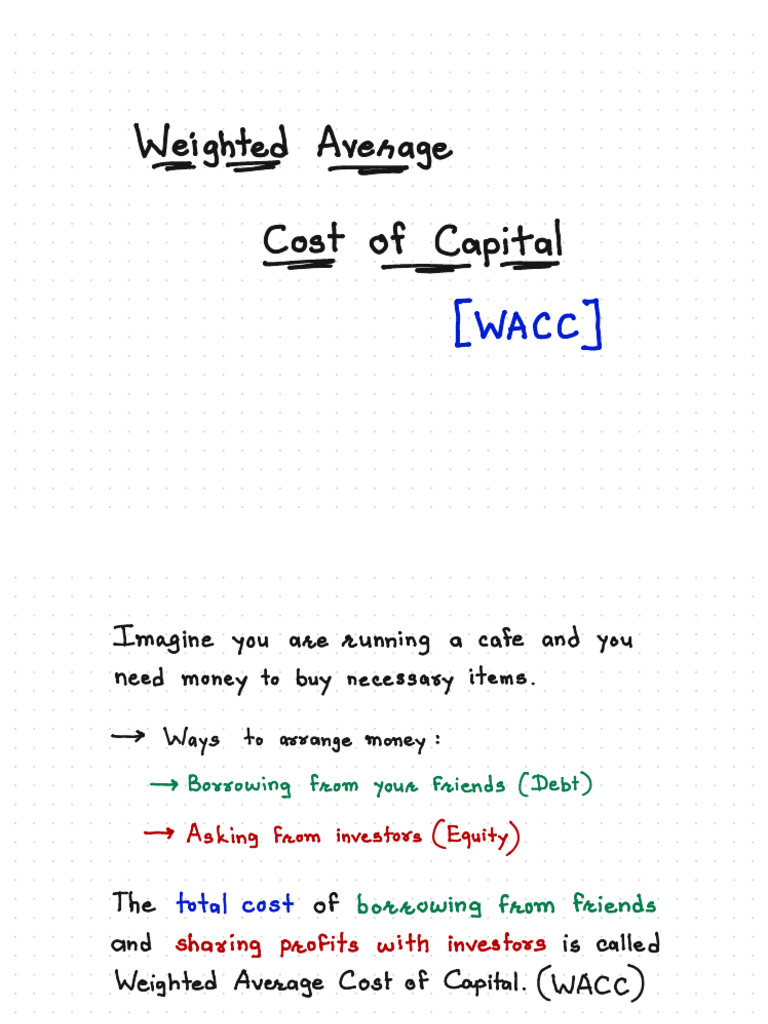 WACC | PDF