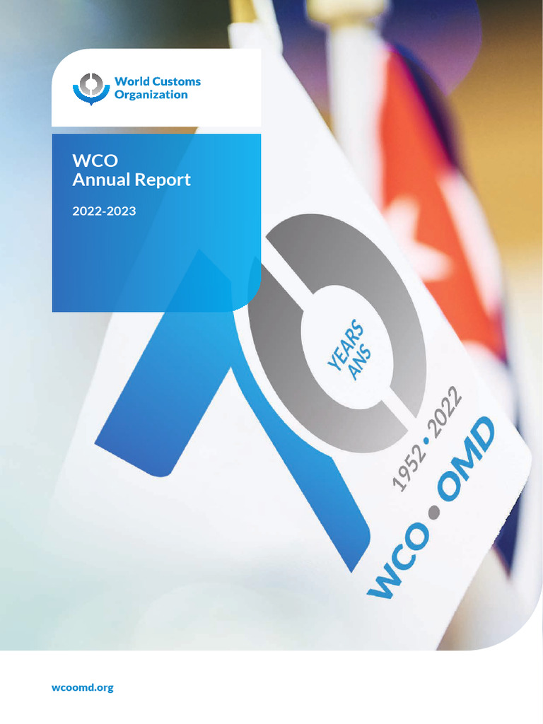 WCO Annual Report 2022-2023 | PDF | Business