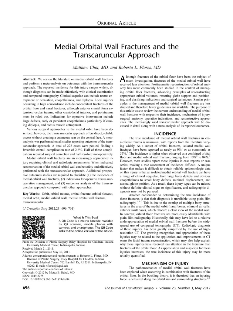 medial_orbital_wall_fractures_and_the.20 | PDF | Human Head And Neck ...