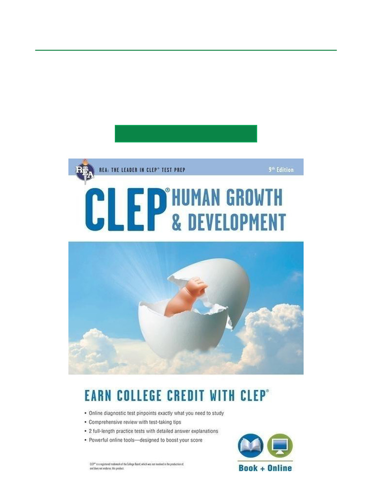 Explore CLEP® Human Growth & Development Book + Online All-in-One Download | PDF