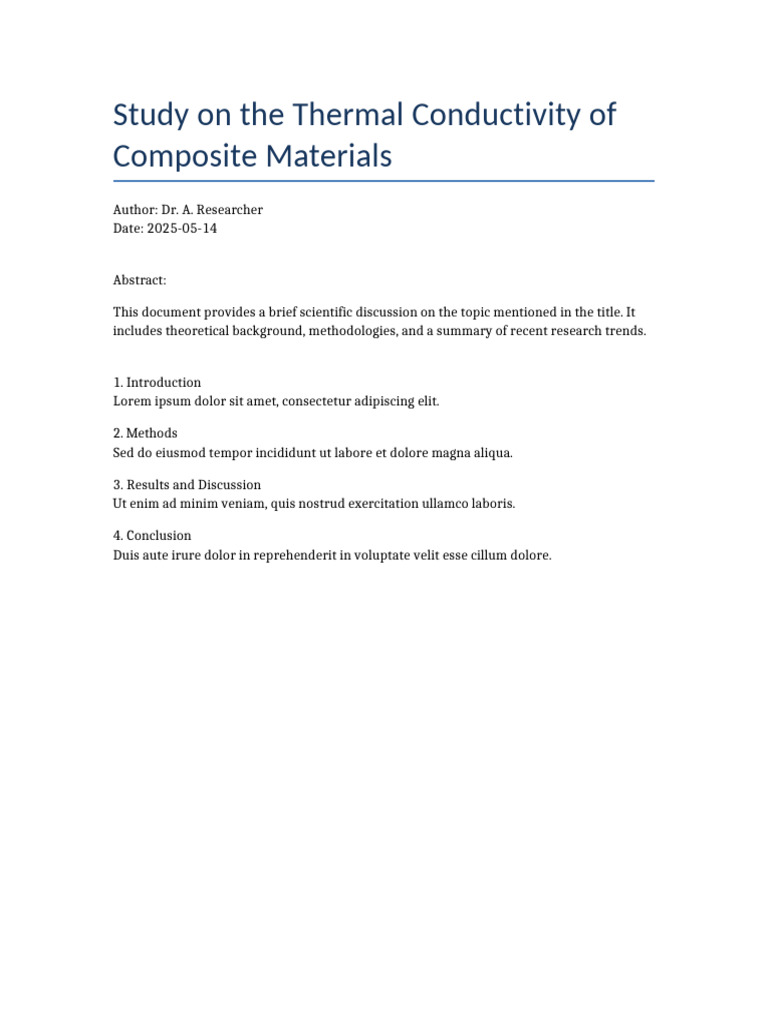 Scientific Document 1 | PDF