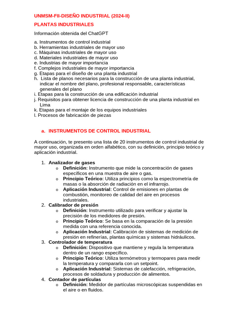 Di Lec5 Plantas Industriales 1 | PDF | Tornillo | Herramientas