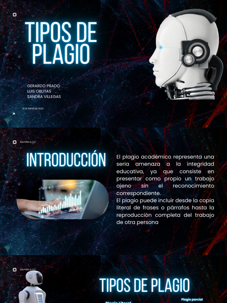 Actividad 5 - Tipos de Plagio (Presentado en Aula) | PDF | Plagio | Comunicación humana