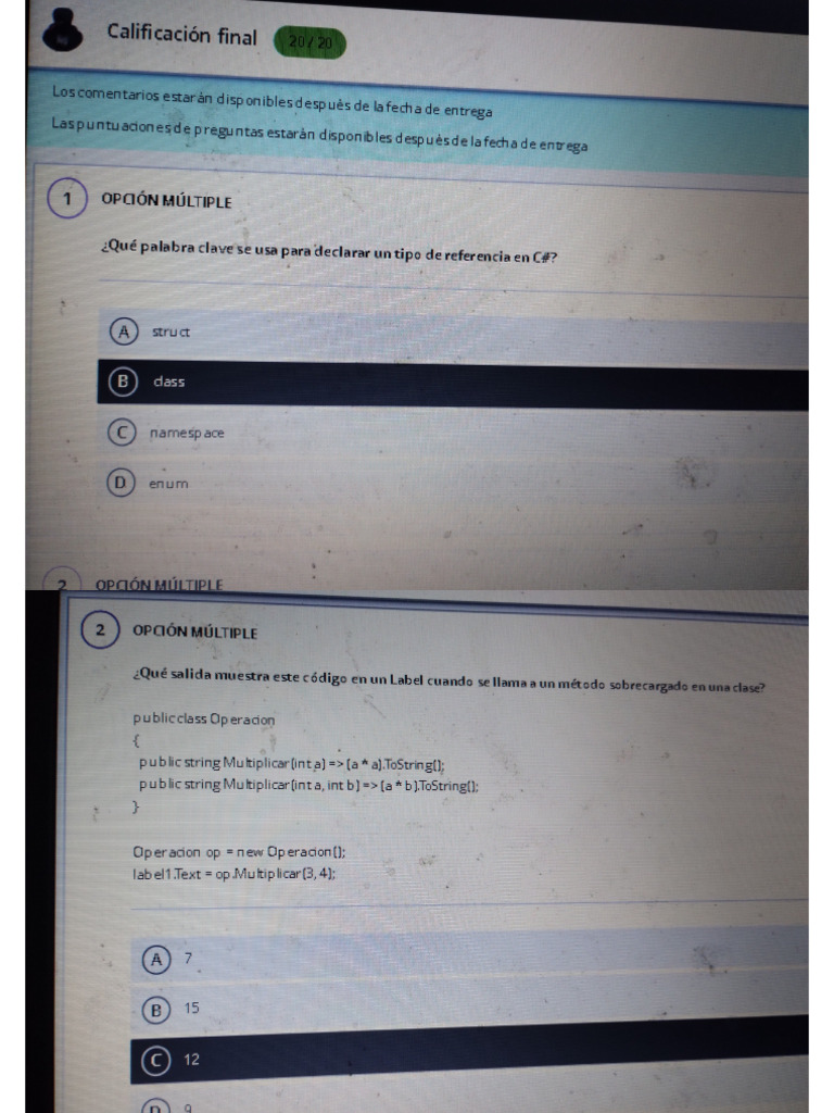 Exámen t1 - Fundamentos de Programación | PDF