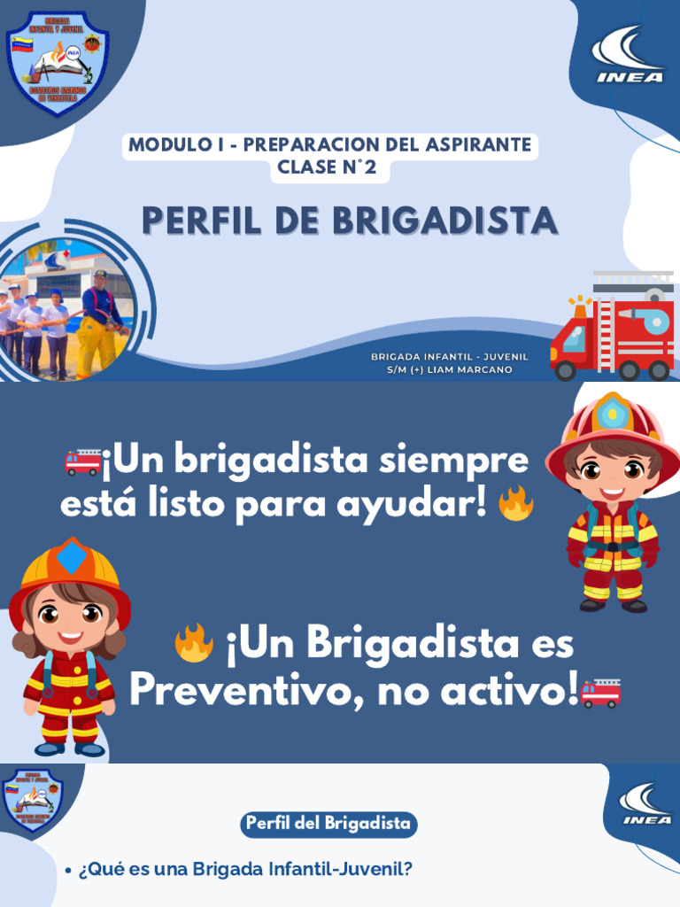 Presentación modulo 1, clase numero 2 | PDF | Brigadier | Bombero
