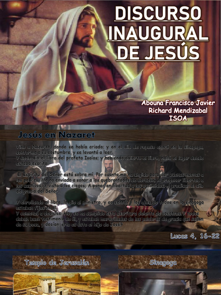 Discurso Inaugural de Jesús | PDF