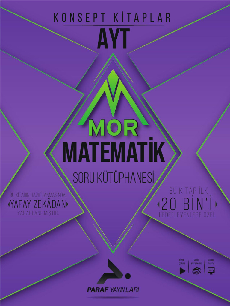 2025 Paraf Ayt Matemati̇k Mor Seri̇ | PDF