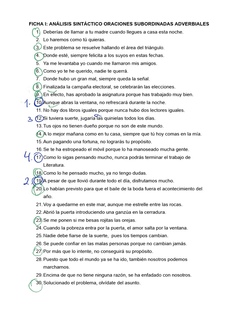 Ficha I - Anã Lisis Sintã Ctico - 250508 - 201616 | PDF