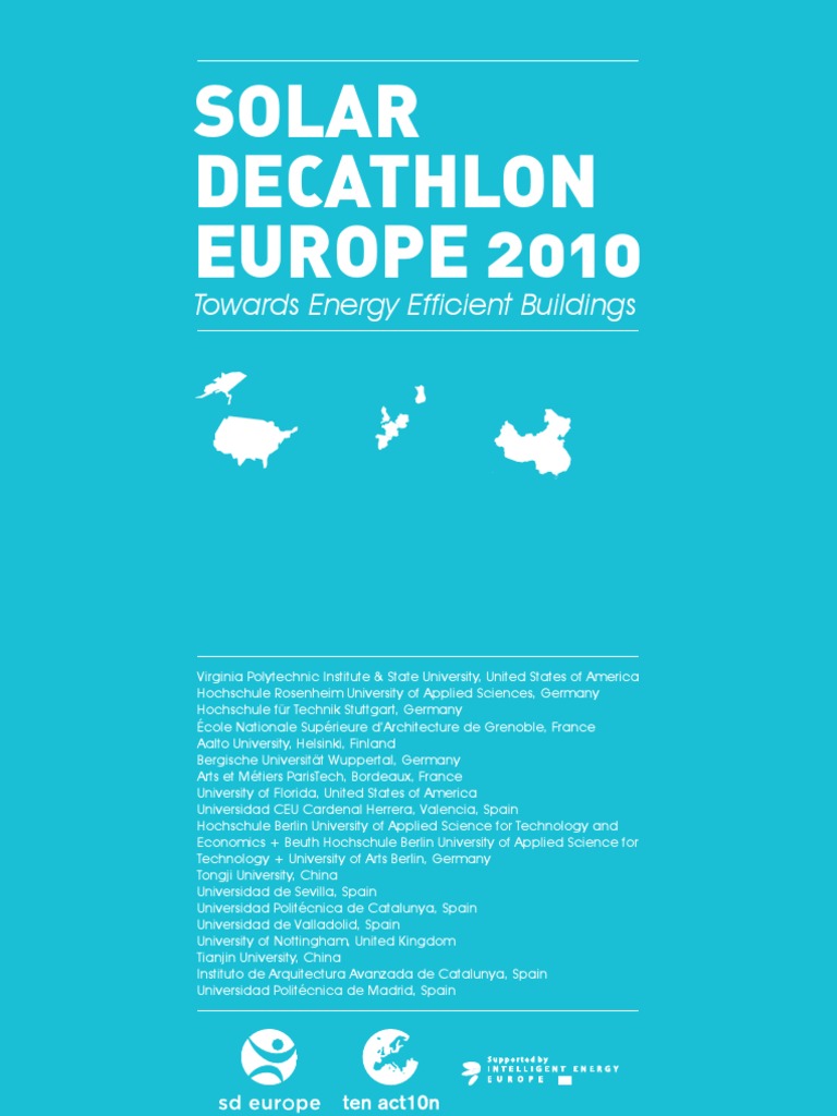 Solar Decathlon Europe 2010 | PDF | Renewable Energy | Efficient Energy Use