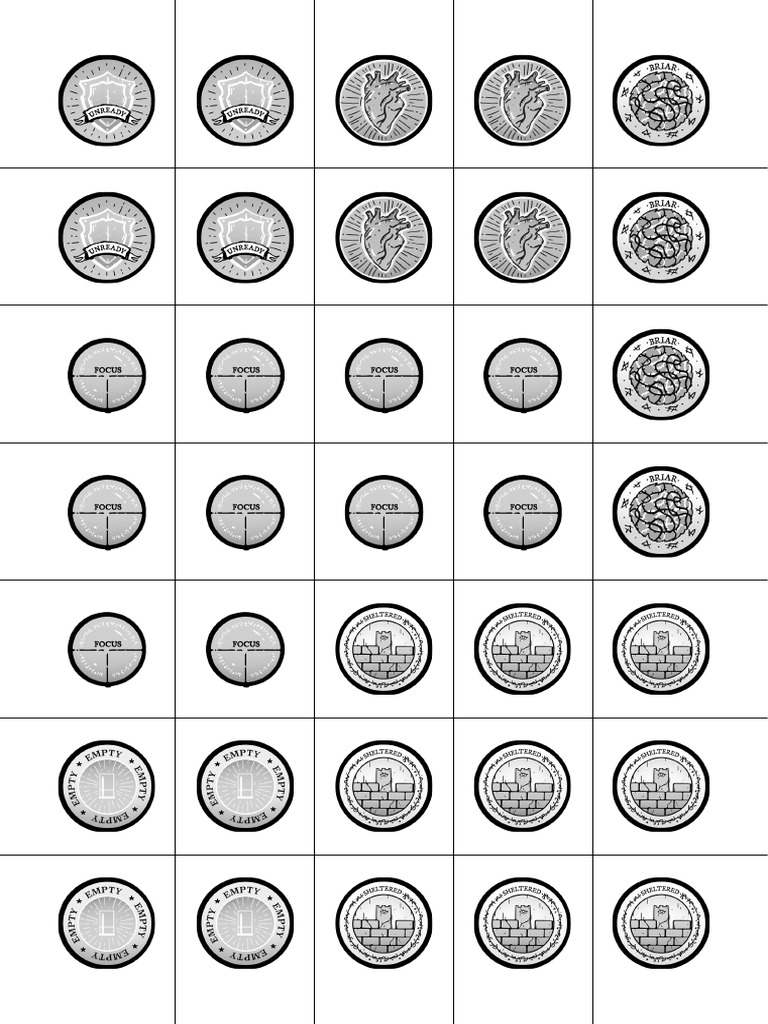 Print and Play Tokens ZCZXCJ | PDF