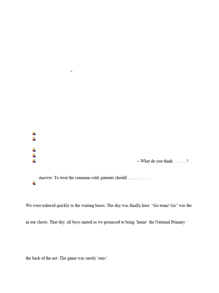 Grade 7 English Language Week 9 Lesson 2 and Answersheet | PDF