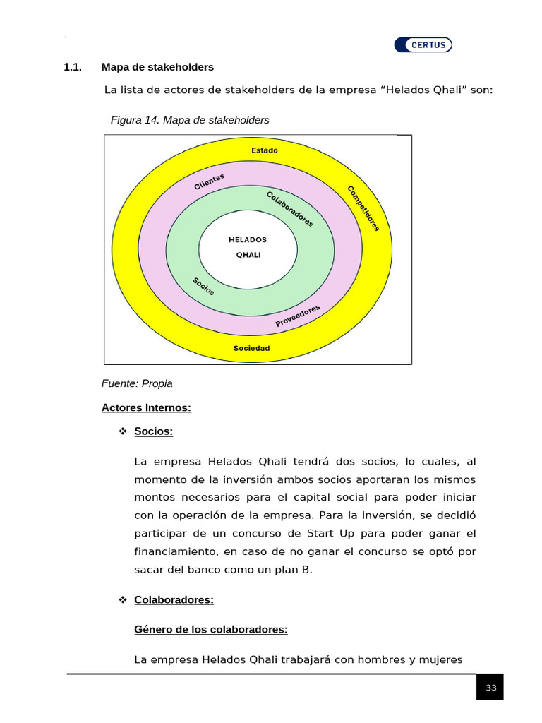 Mapa de Stakeholders Semana 9 | PDF | Business