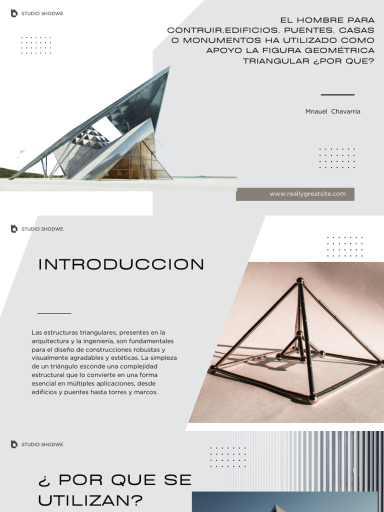 Importancia de los Triángulos en Construcción | PDF | Puente | Triángulo