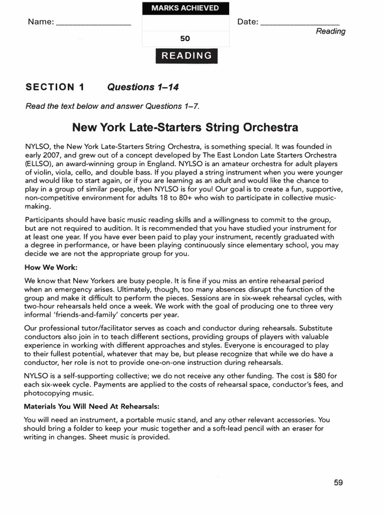 Grade 9-French School-Final Exam | PDF | Orchestras