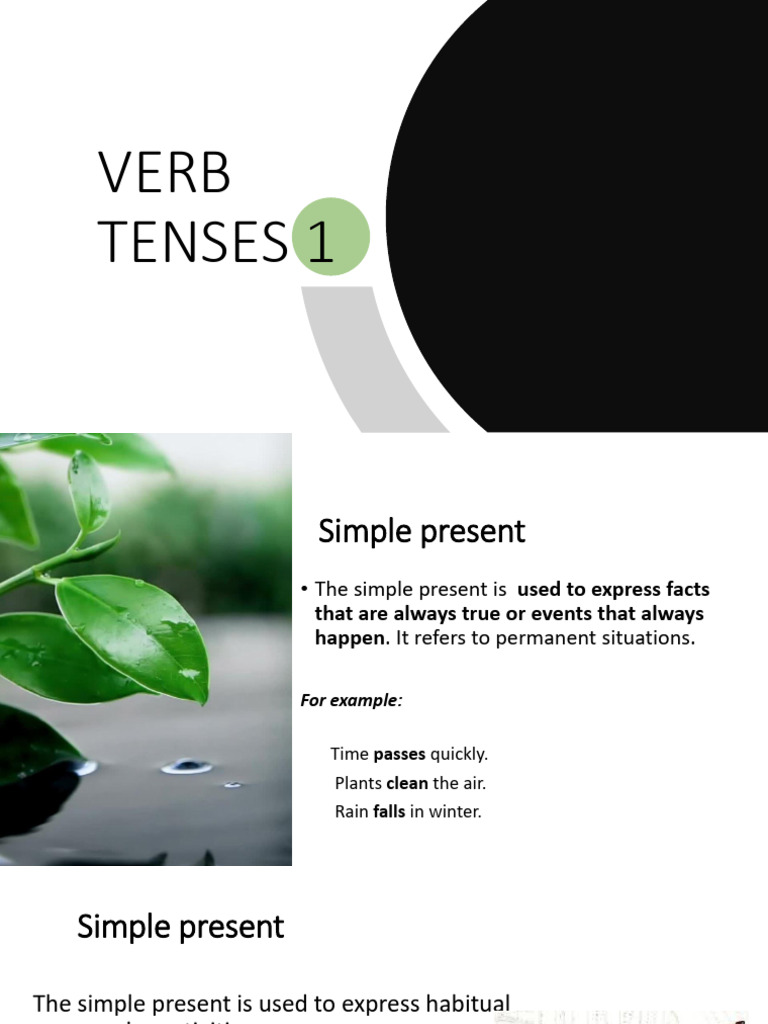 Simple Present - Present Progressive | PDF | Verb | Linguistic Typology