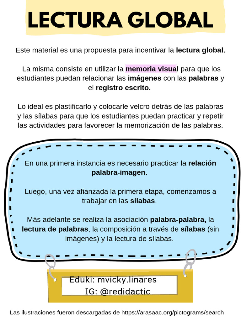 Propuesta de Lectura Global Visual | PDF | Animales y humanos